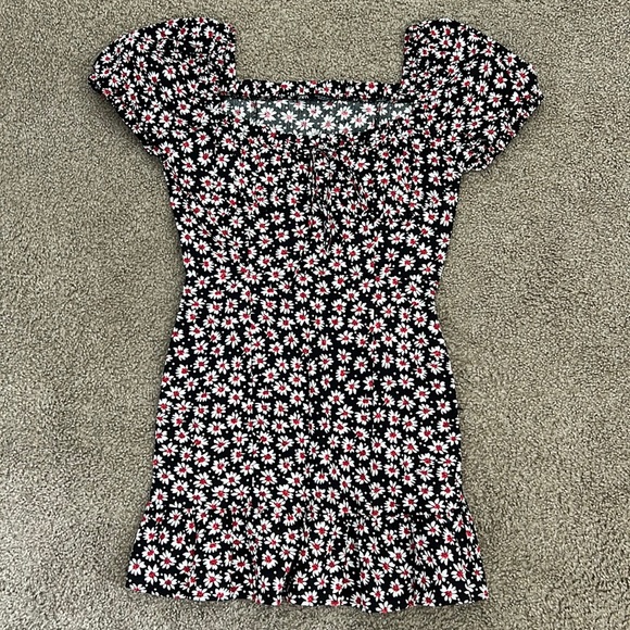 Zara | Dresses | Zara Flower Mini Dress | Poshmark